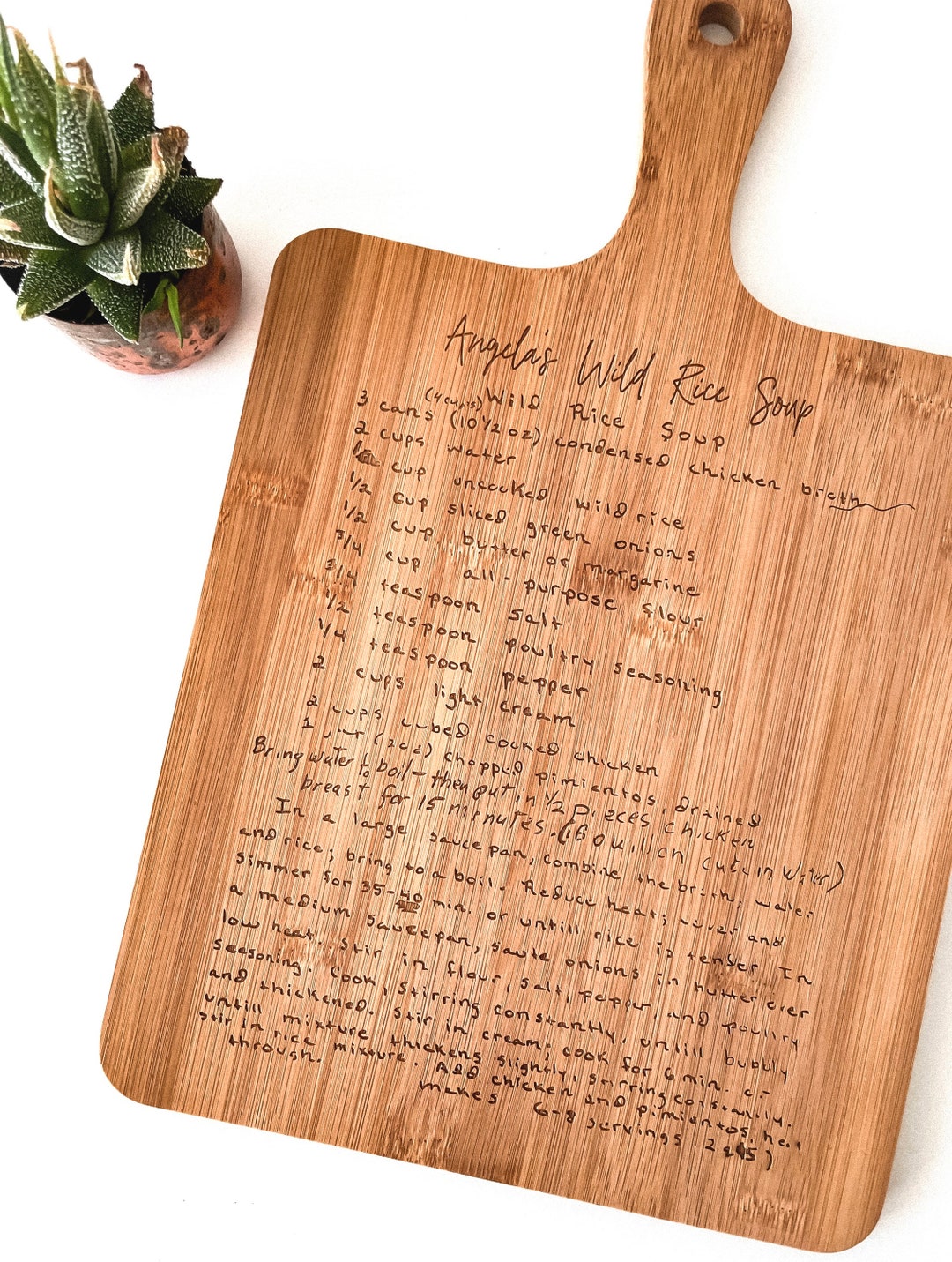 Recipe Board, Mother’s Day Gift, Custom Recipe Board, Handwriting Board ...
