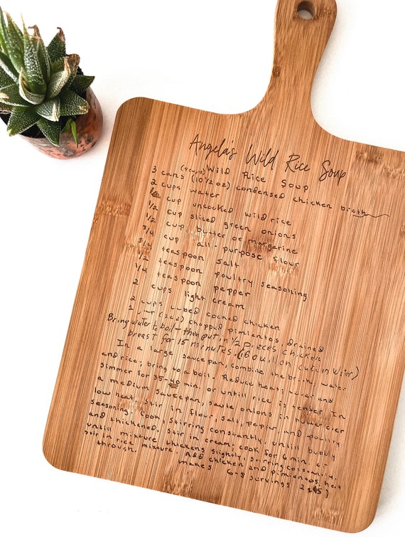 Recipe Board Mothers Day Gift Custom Recipe Board - Etsy