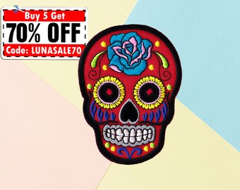 Skull patches | Etsy