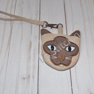 Coin Purse Cat Coin Purse Siamese Cat Zipper Pouch Siamese Cat Coin ...