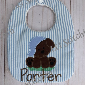 Dog Bib Puppy Bib Dog Monogram Custom Boy Bib Baby Bib Cute - Etsy
