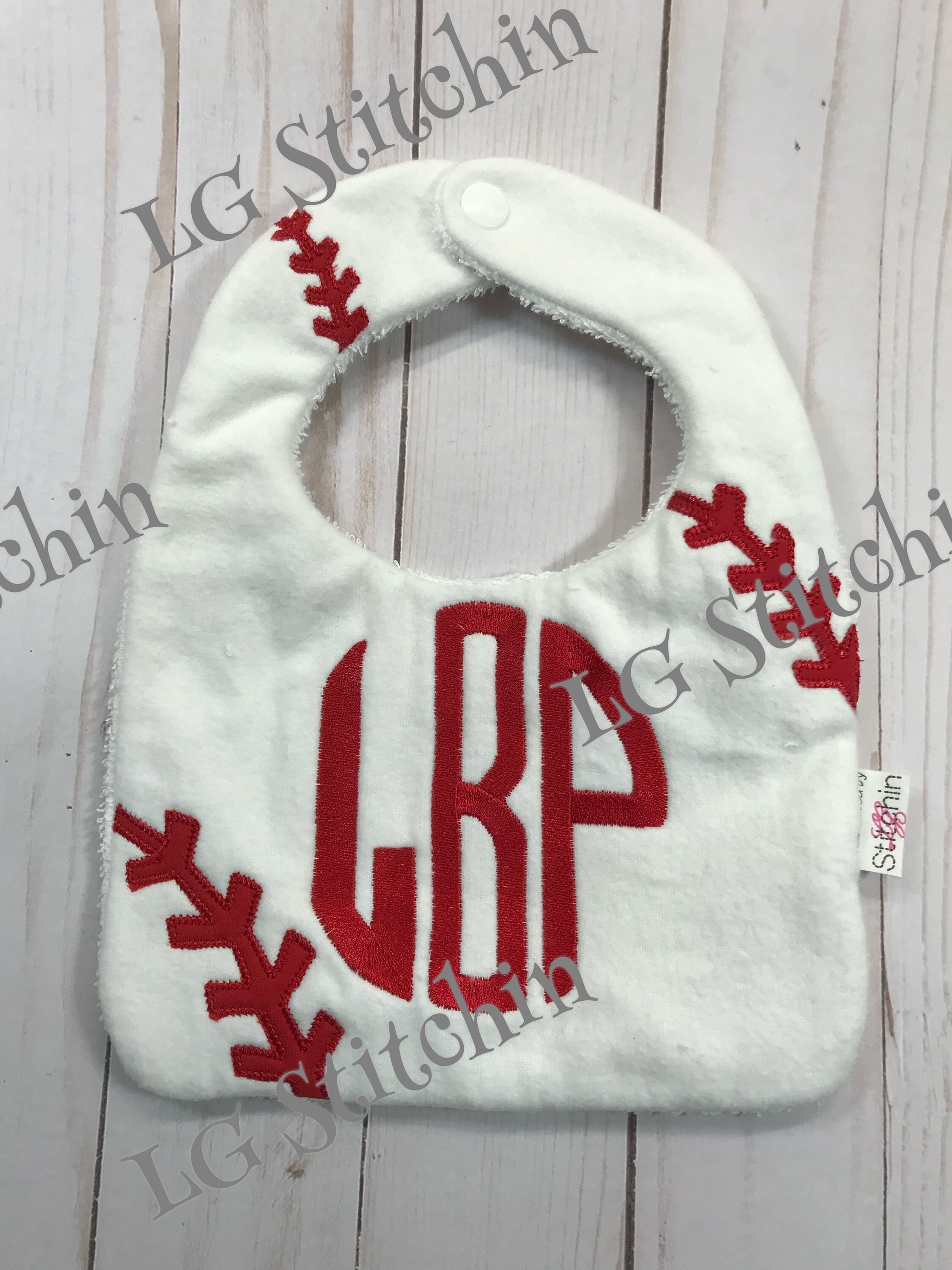 Baseball Bib Baby Baseball Monogram Custom Boy Bib Baby Bib Cute White ...