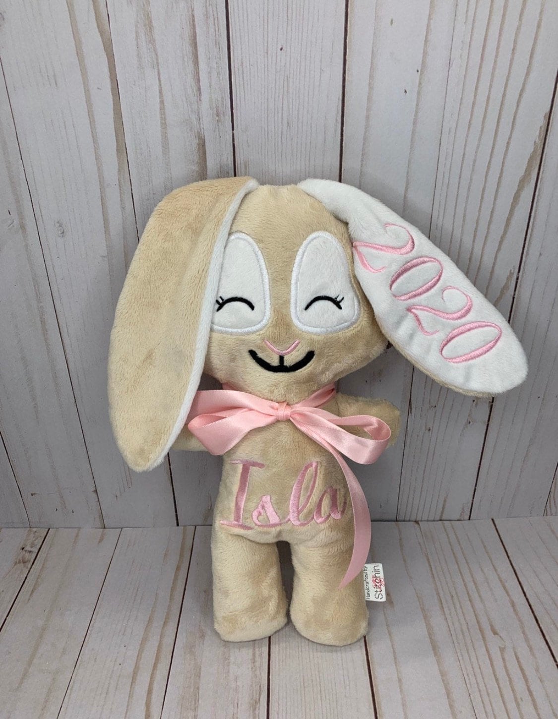 Stuffed Bunny Custom Rabbit Long Ears Easter Gift Baby Gift Child Boy ...