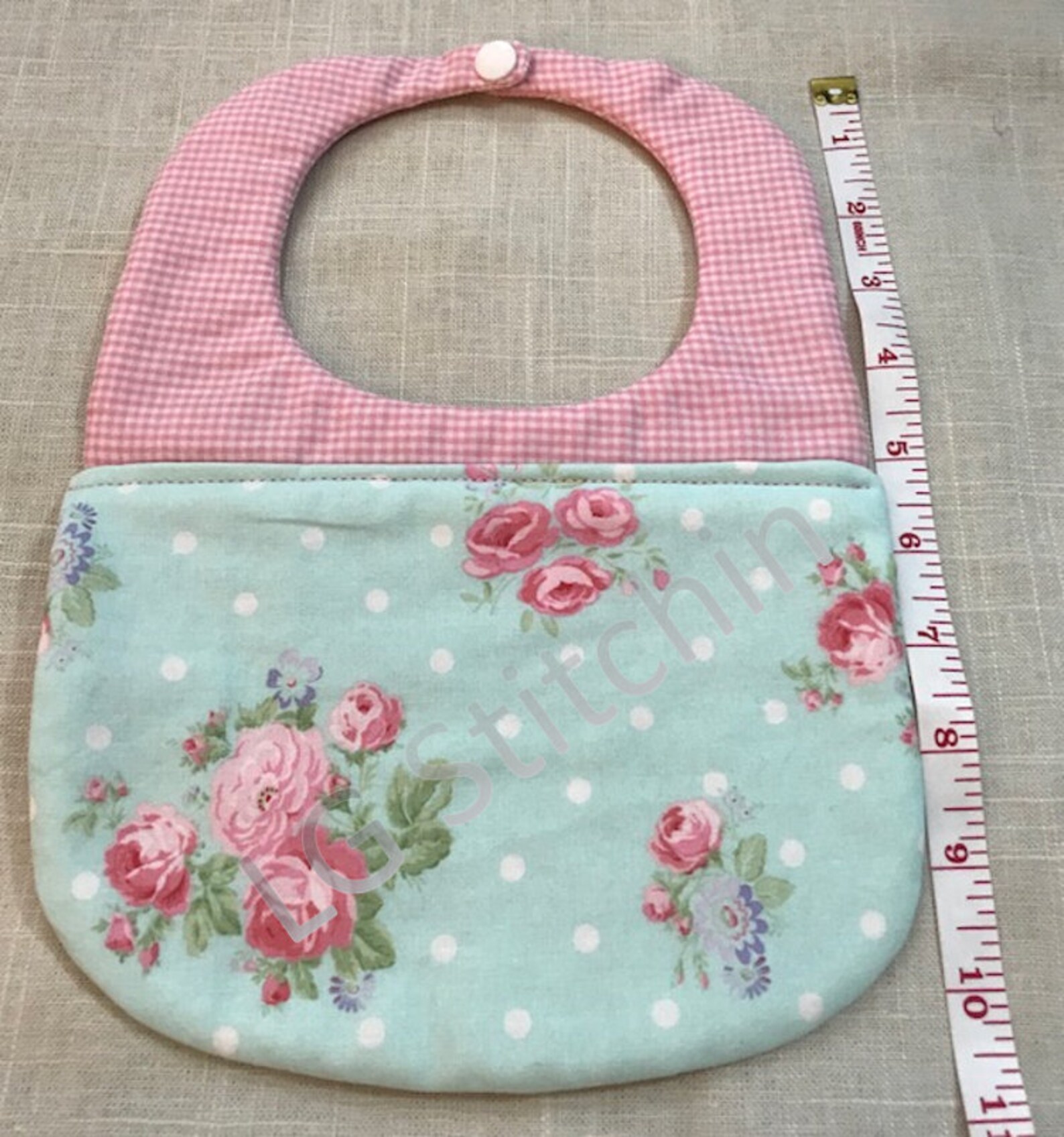 Baby Bib Floral Bib Girl Bib Flowers, Pink Cute Bib Floral Snap Bib ...