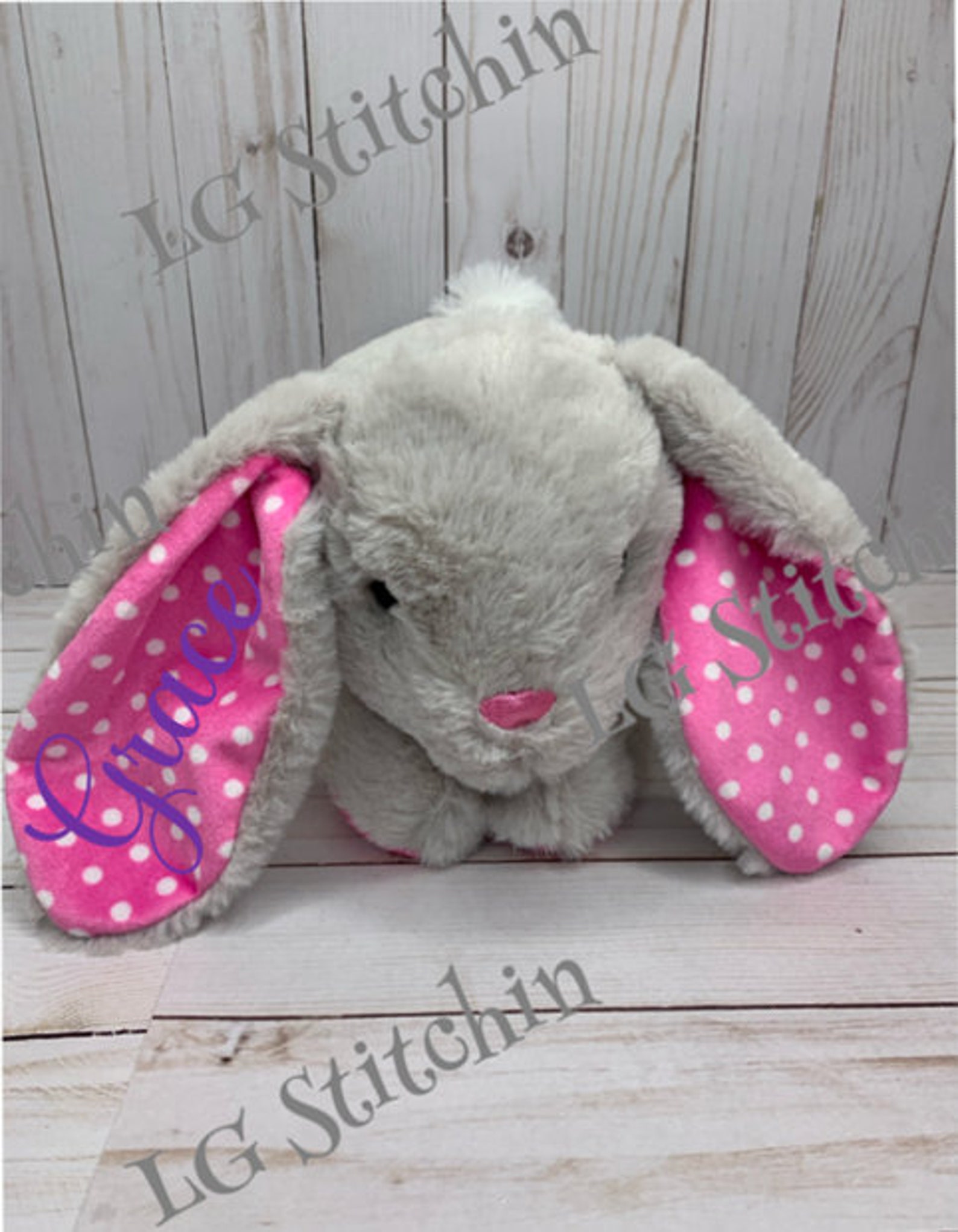 Stuffed bunny custom rabbit long ears easter gift baby gift | Etsy