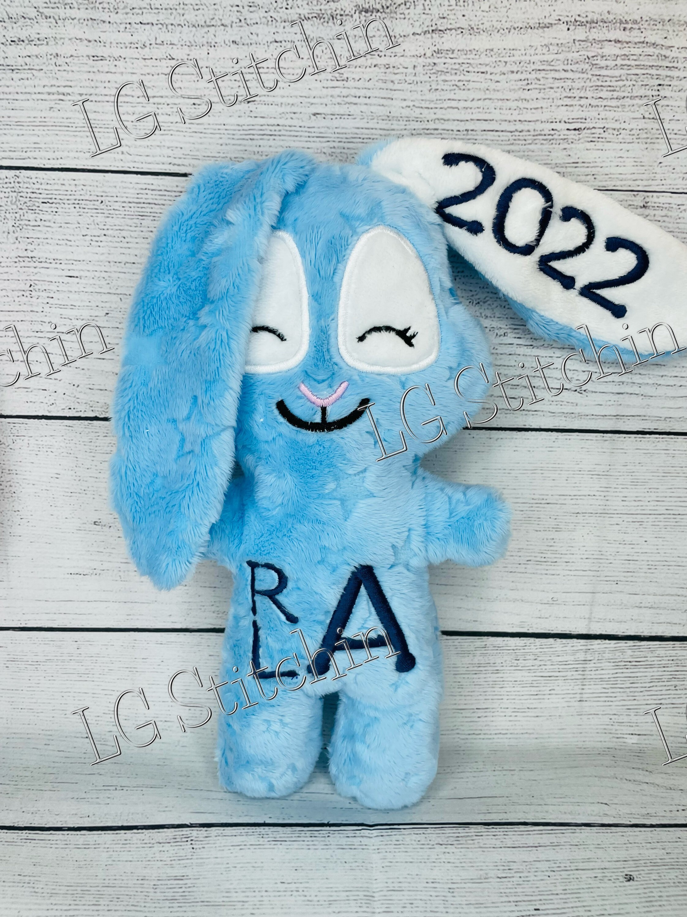 Stuffed Bunny Custom Rabbit Long Ears Easter Gift Baby Gift Child Boy ...