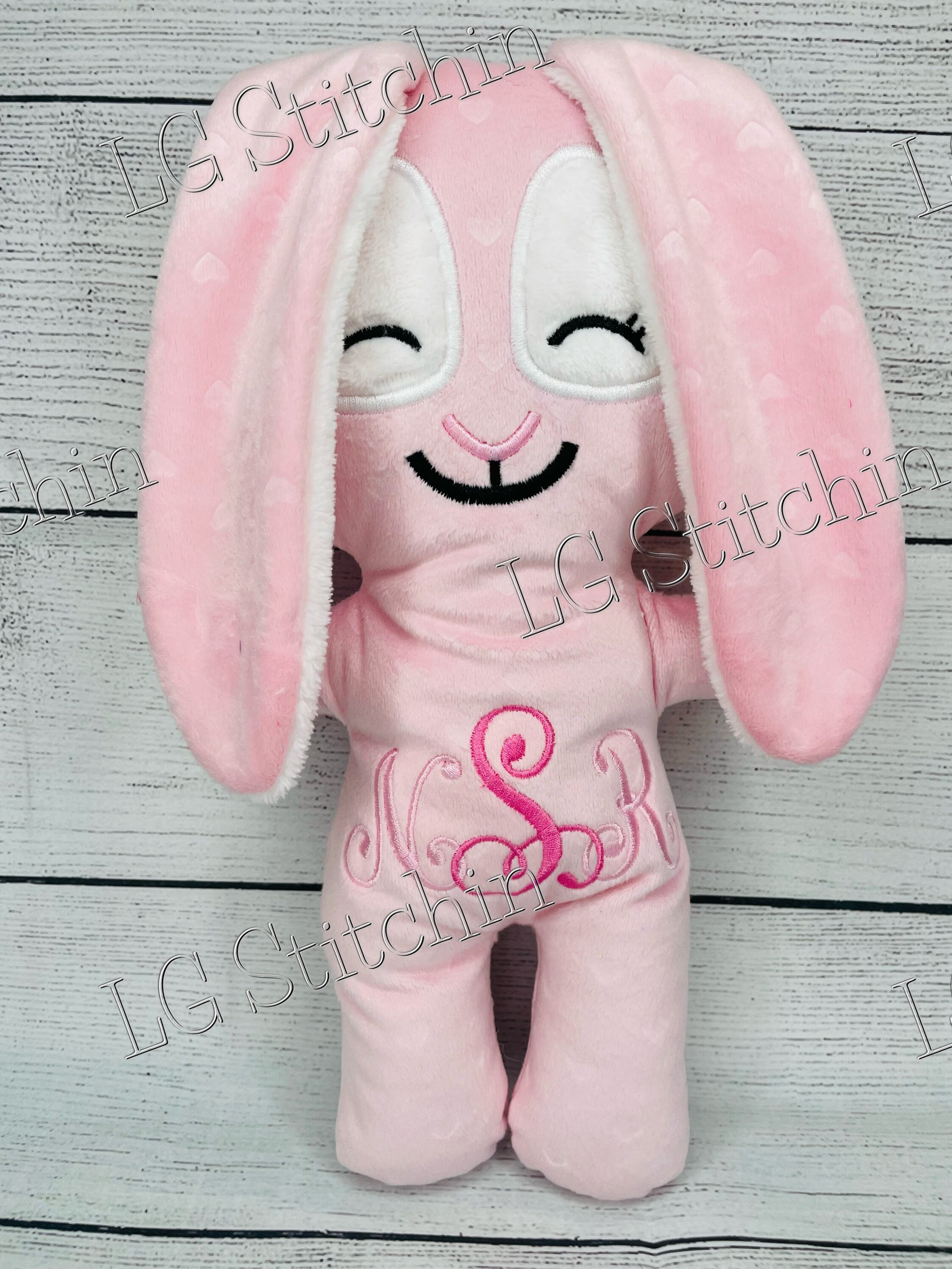 Stuffed Bunny Custom Rabbit Long Ears Easter Gift Baby Gift Child Boy ...