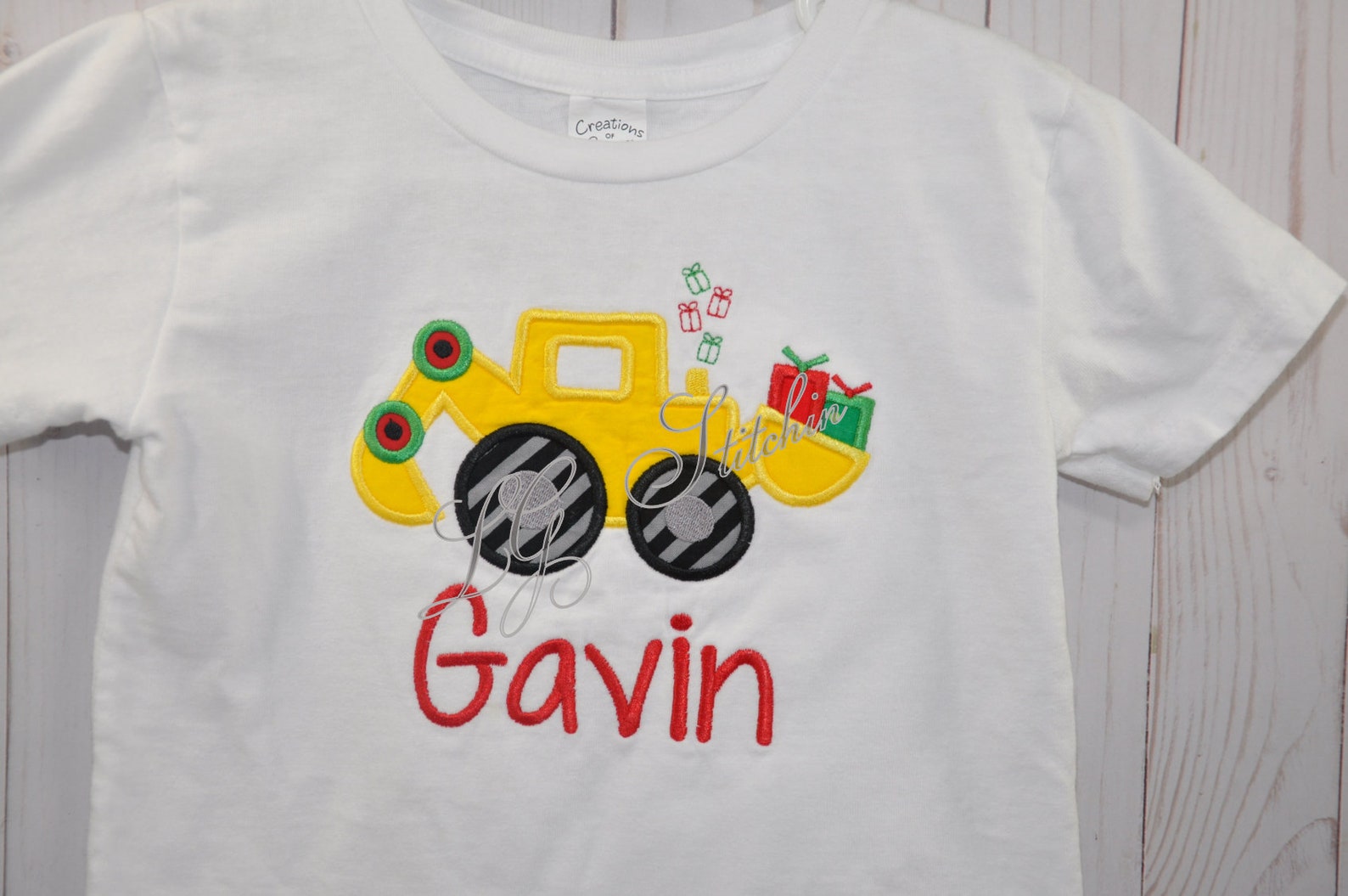 Christmas Shirt Monogram Santa Puppy Monogrammed Shirt Girls Bodysuit ...