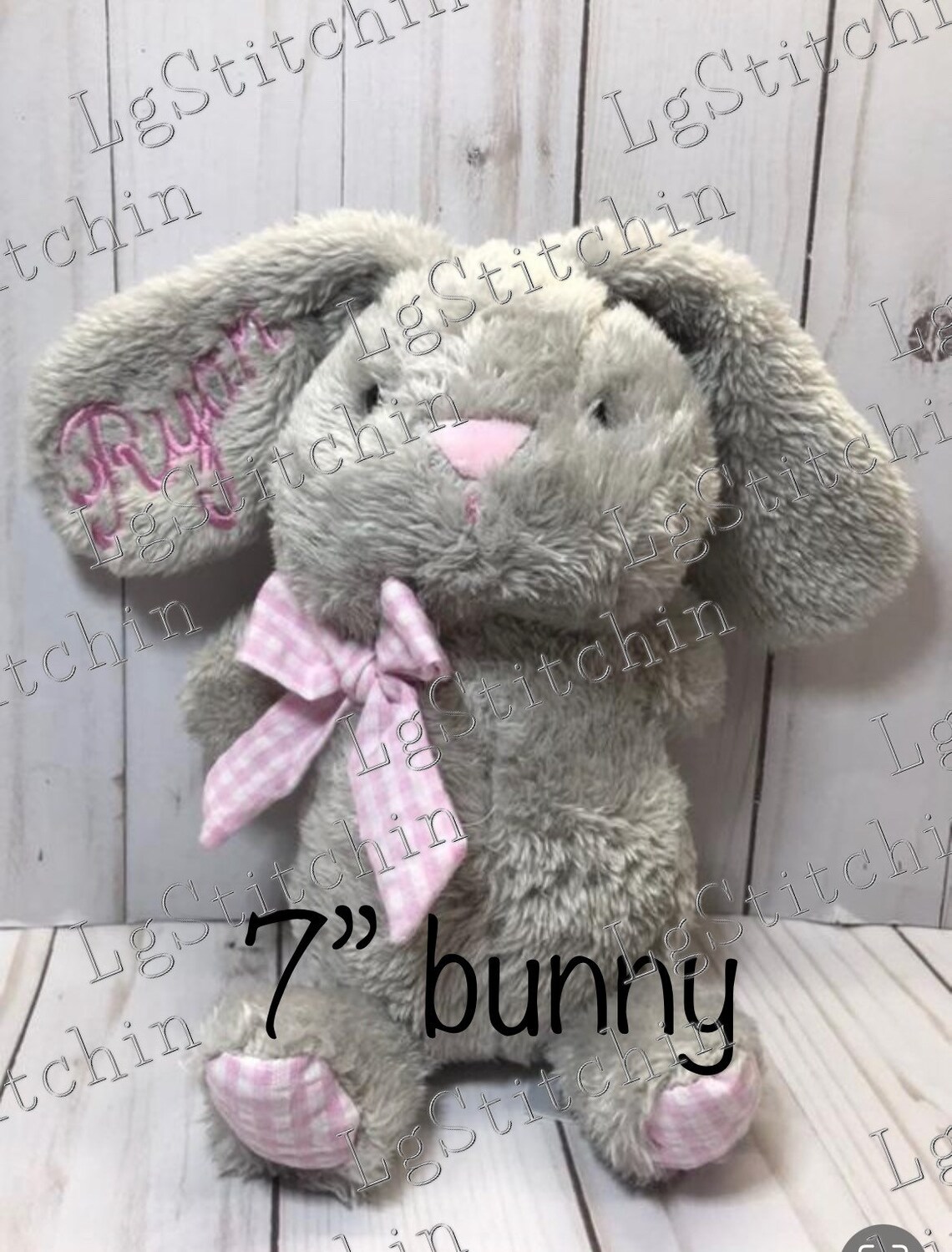 Stuffed Bunny Custom Rabbit Long Ears Easter Gift Baby Gift - Etsy
