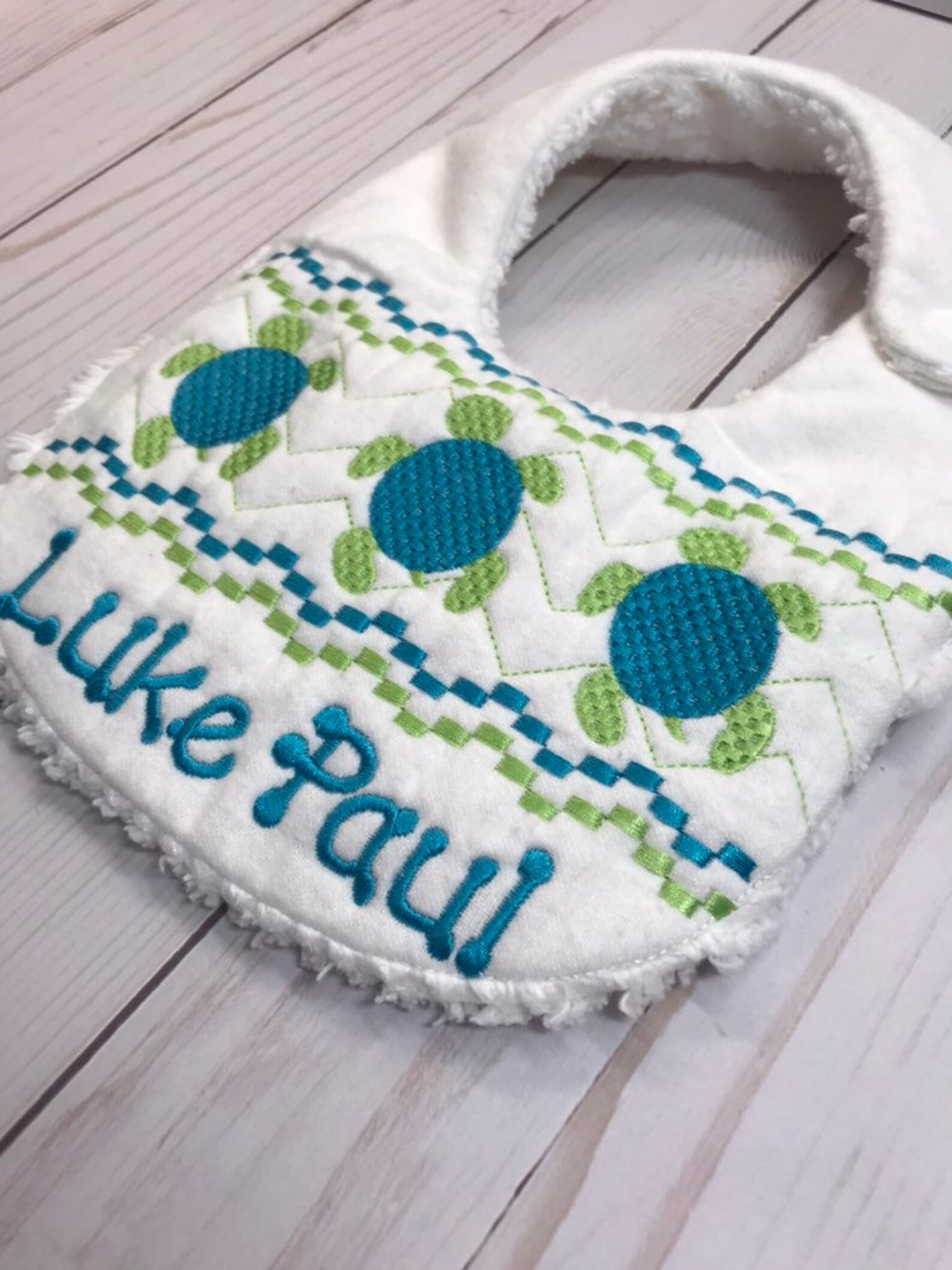 Turtle Bib Turtle Monogram Custom Boy Bib Baby Bib Cute White - Etsy