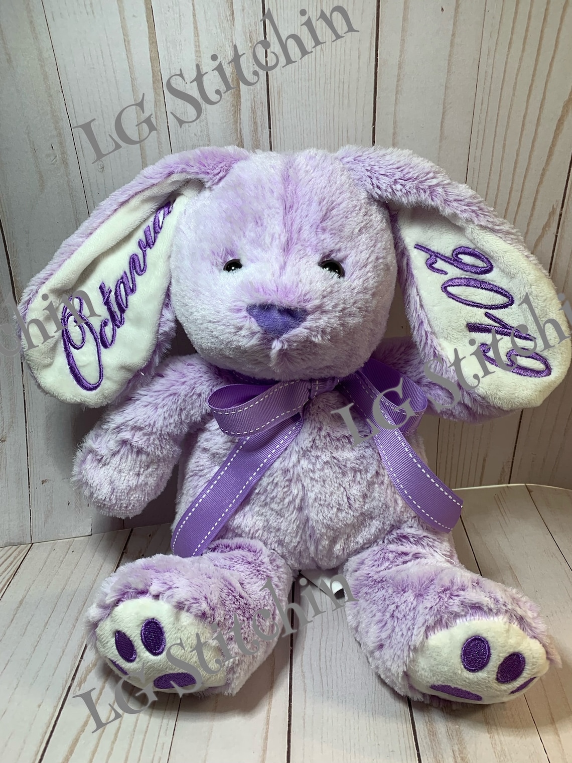 Stuffed Bunny Custom Rabbit Long Ears Easter Gift Baby Gift - Etsy