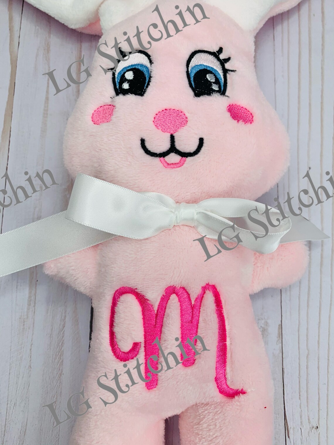Stuffed Bunny Custom Rabbit Long Ears Easter Gift Baby Gift Child Boy ...