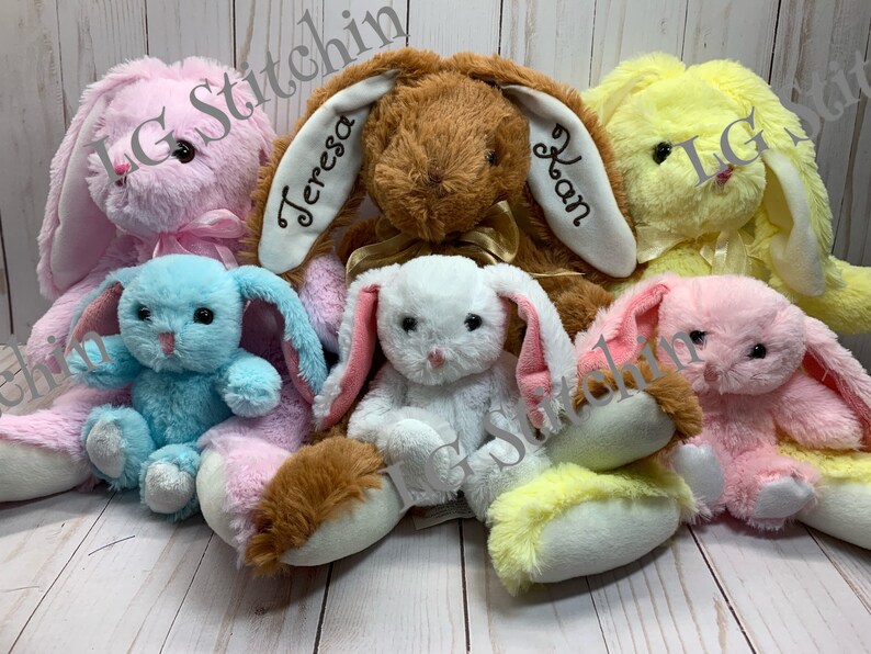 Stuffed bunny custom rabbit long ears easter gift baby gift | Etsy