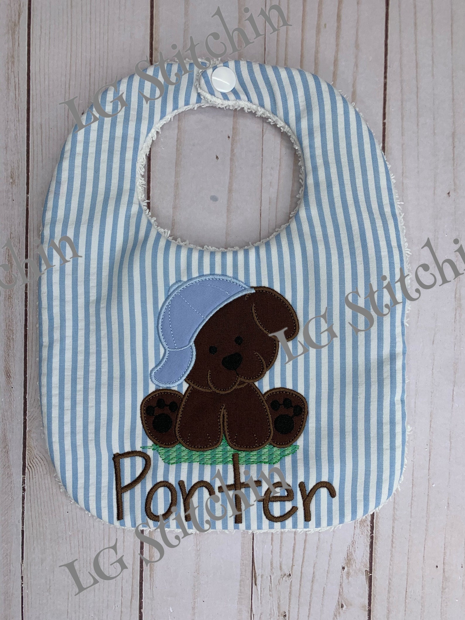 Dog Bib Puppy Bib Dog Monogram Custom Boy Bib Baby Bib Cute Dog ...