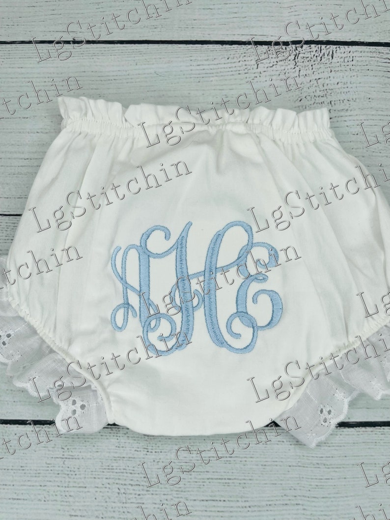 Bloomers Embroidered Custom Embroidered Diaper Cover Baby Bloomers Lacy ...