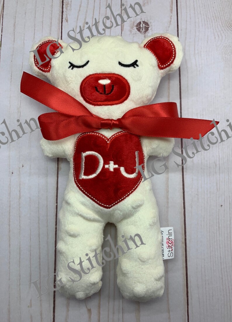 Valentines Teddy Bear Valentines customized gift boy girl | Etsy
