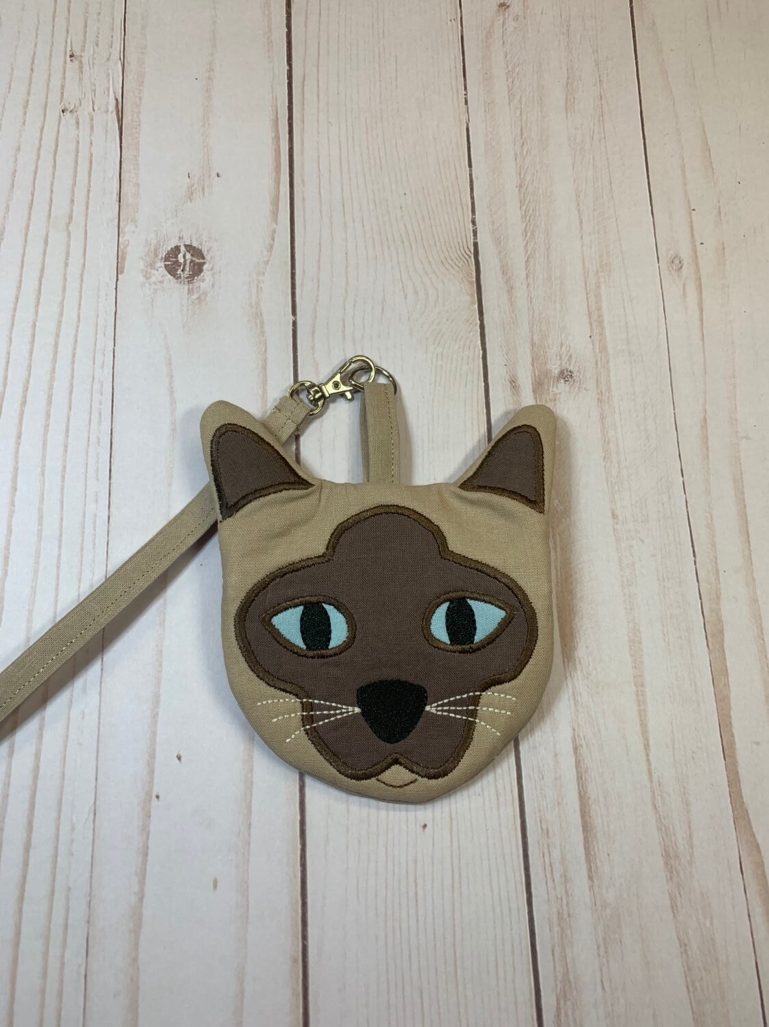 Coin Purse Cat Coin Purse Siamese Cat Zipper Pouch Siamese Cat Coin ...