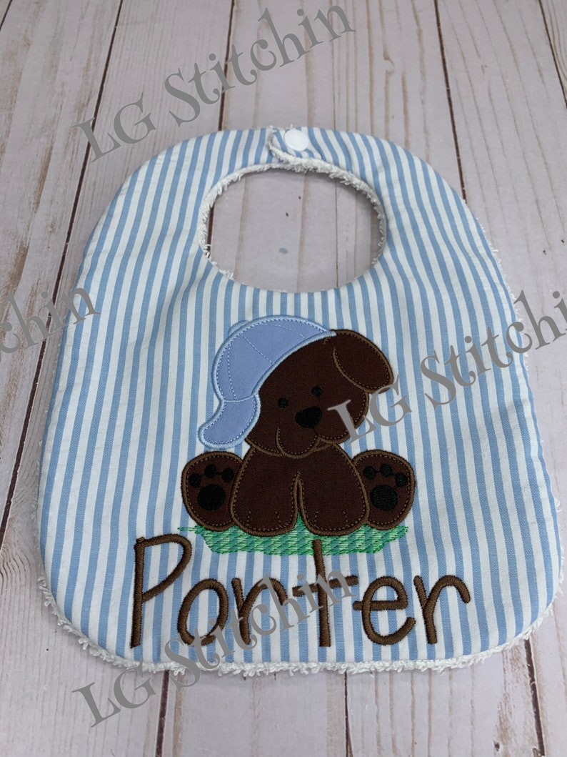 Dog Bib Puppy Bib Dog Monogram Custom Boy Bib Baby Bib Cute - Etsy
