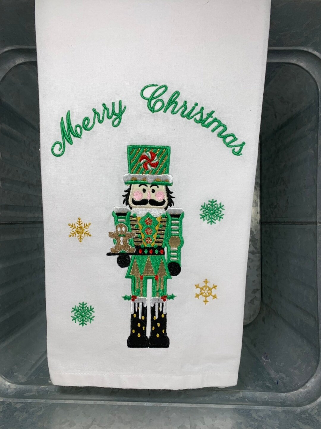 Nutcracker Towel Christmas Towel Flour Sack Towel Christmas Nutcracker ...