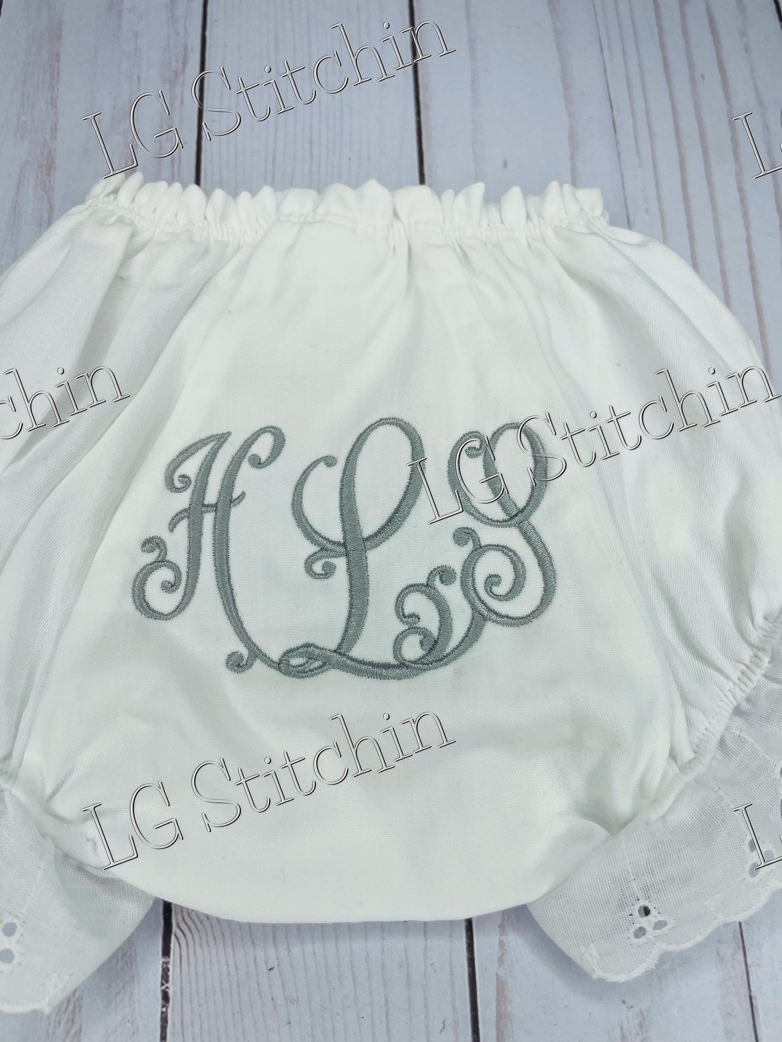 Bloomers Embroidered Custom Embroidered Diaper Cover Baby Bloomers Lacy ...