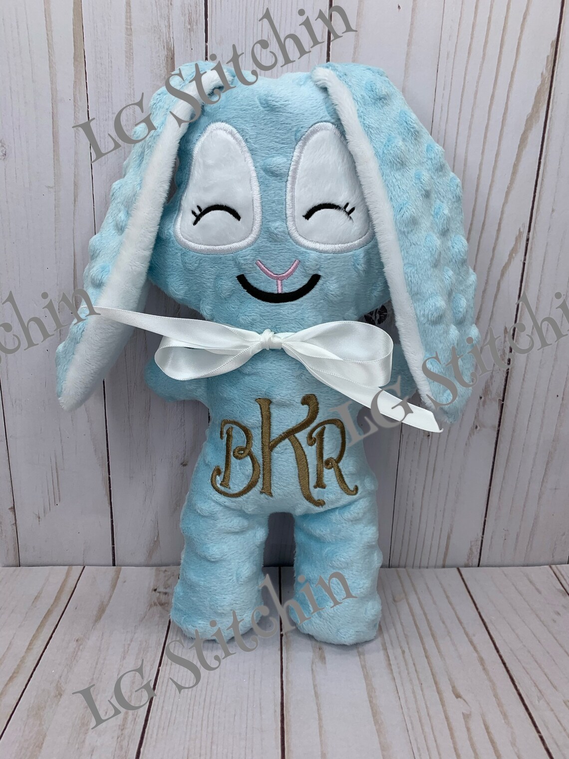 Stuffed Bunny Custom Rabbit Long Ears Easter Gift Baby Gift Child Boy ...