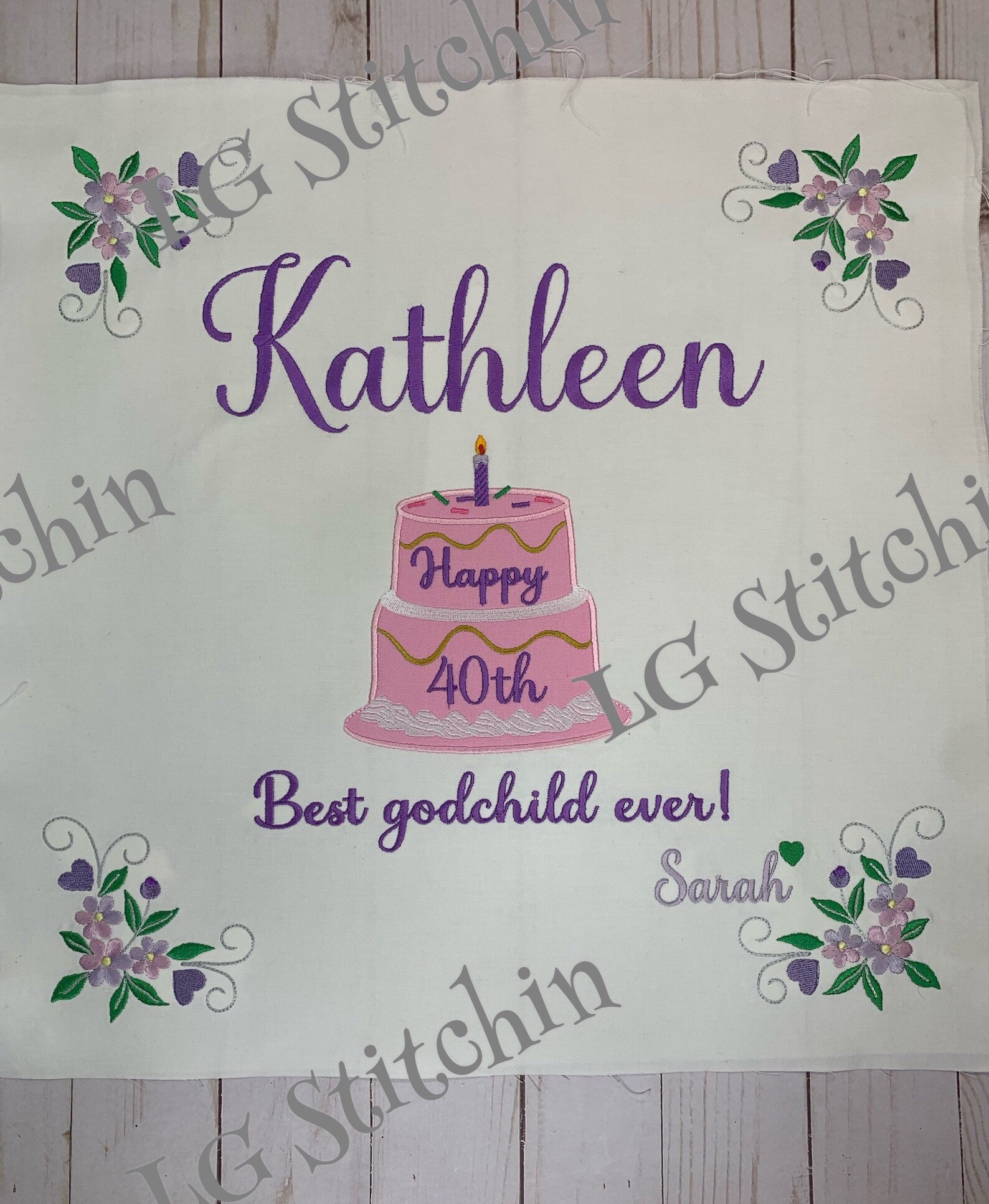 Quilt Square Custom Embroidered Quilt Squares Any Design | Etsy