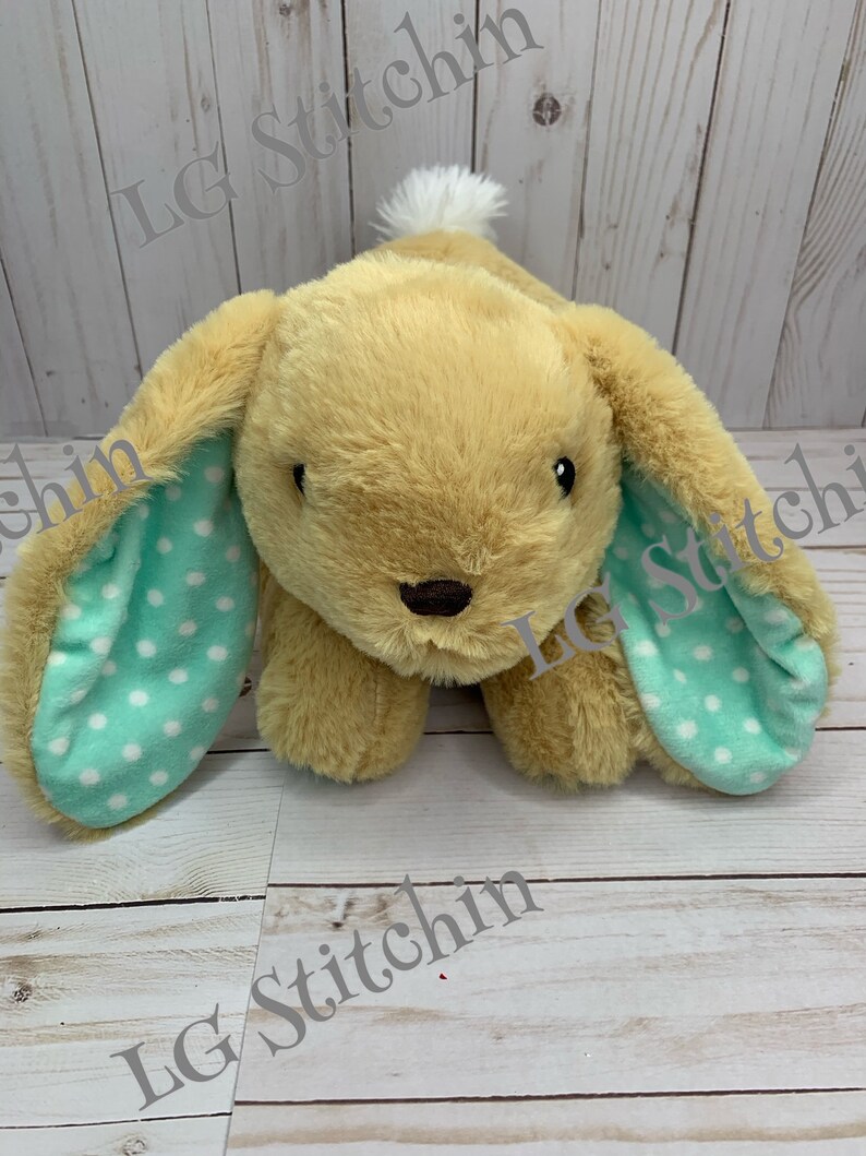 Stuffed Bunny Custom Rabbit Long Ears Easter Gift Baby Gift Child Boy ...