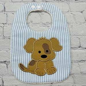 Dog Bib Puppy Bib Dog Monogram Custom Boy Bib Baby Bib Cute Dog ...