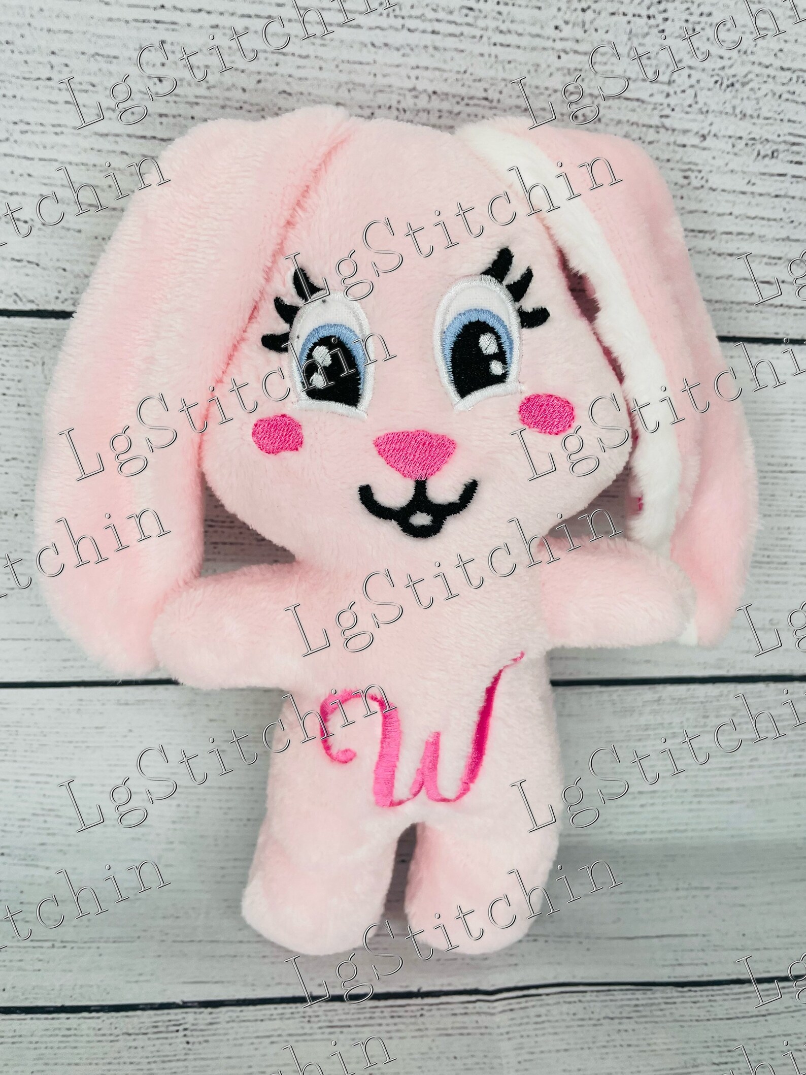 Stuffed Bunny Custom Rabbit Long Ears Easter Gift Baby Gift Child Boy ...