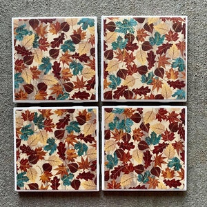 Ceramic Tile Coasters - Etsy