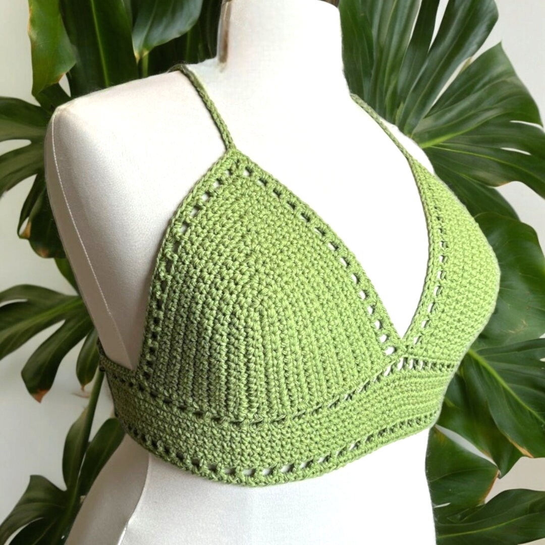 Crochet Crop Top Hippie Boho Tops Summer Festival Top Etsy