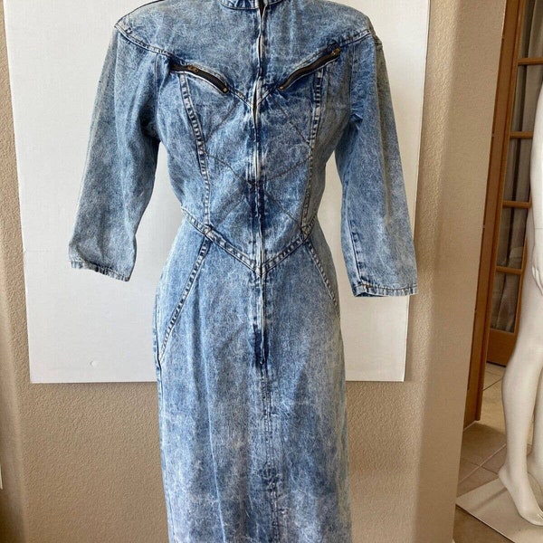 Acid Wash Dress - Etsy