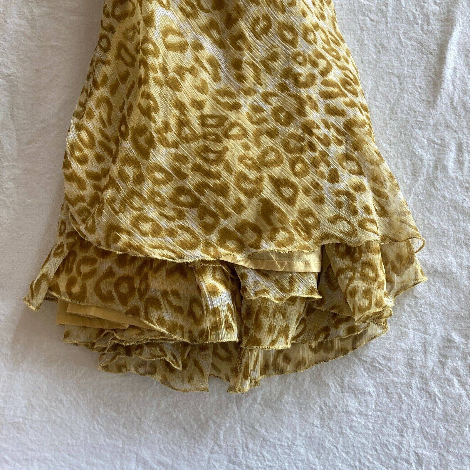 Vintage Lew Magram Collection Leopard Animal Print Fairy Sheer Skirt ...