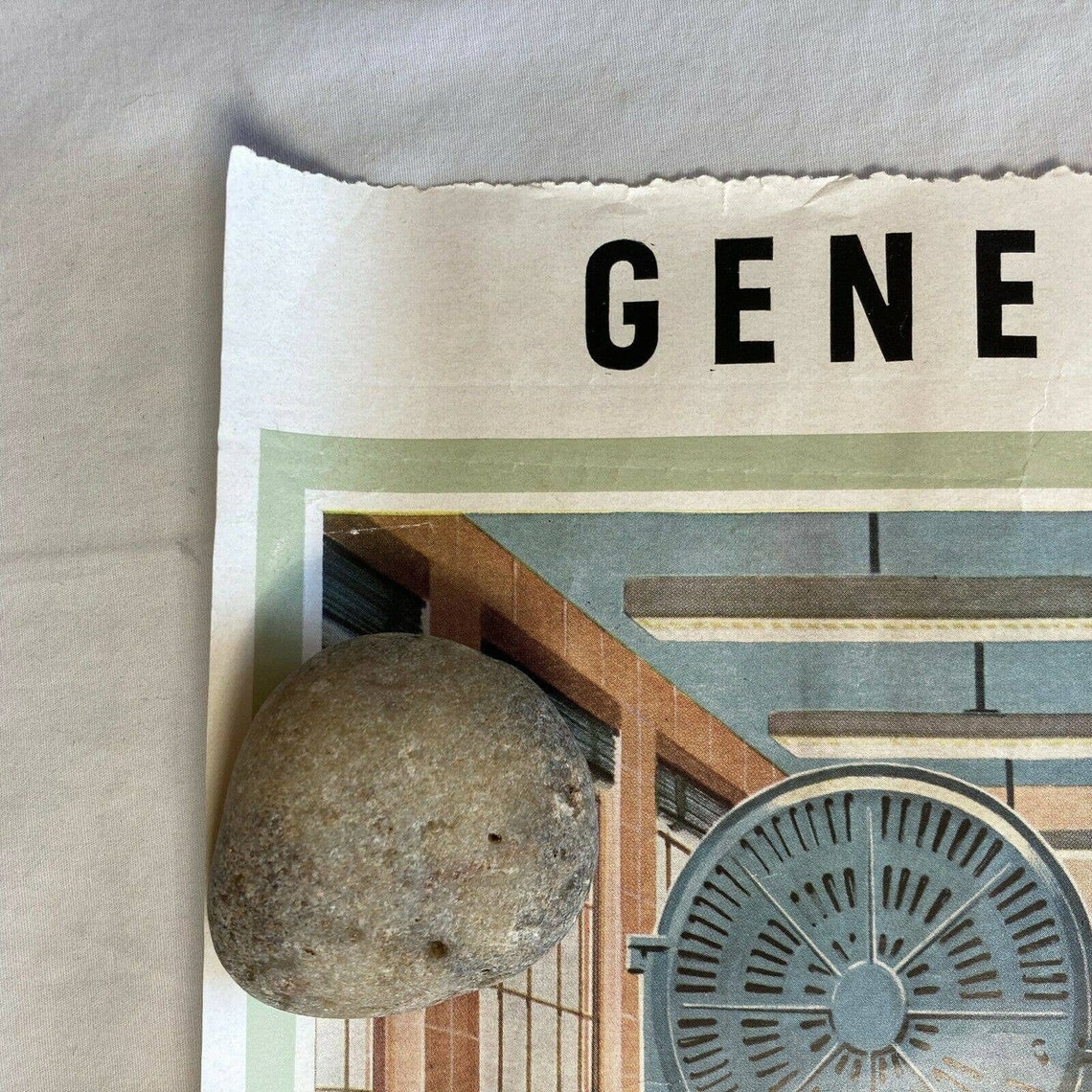 1950s GE General Electric Advertising Poster T. Mawicke Artist | Etsy