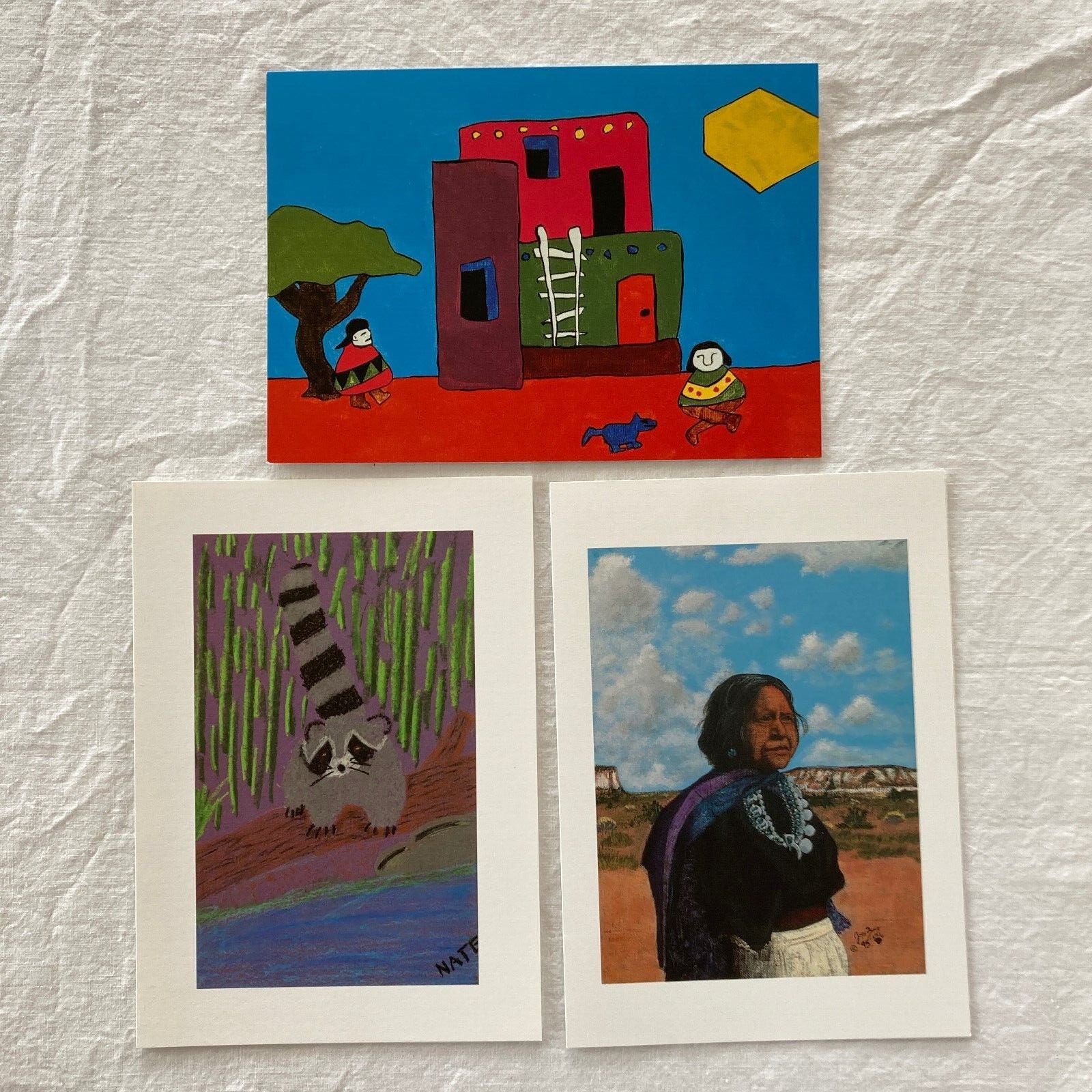 Navajo Greeting Cards Heather Kee Set of 8 W Envelopes Heard Museum ...