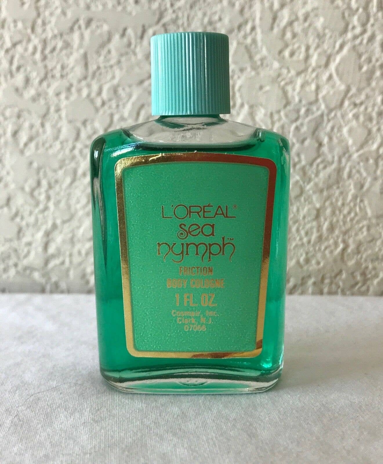 Vtg Loreal Sea Nymph Friction Cologne Fragrance Splash 1 Oz Cosmair NOS ...