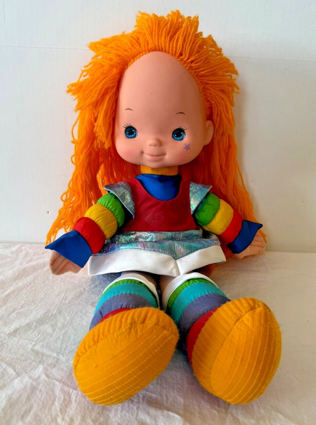 Vintage 1983 Rainbow Brite LARGE 18" Doll Plush Hallmark Mattel Toy - Etsy