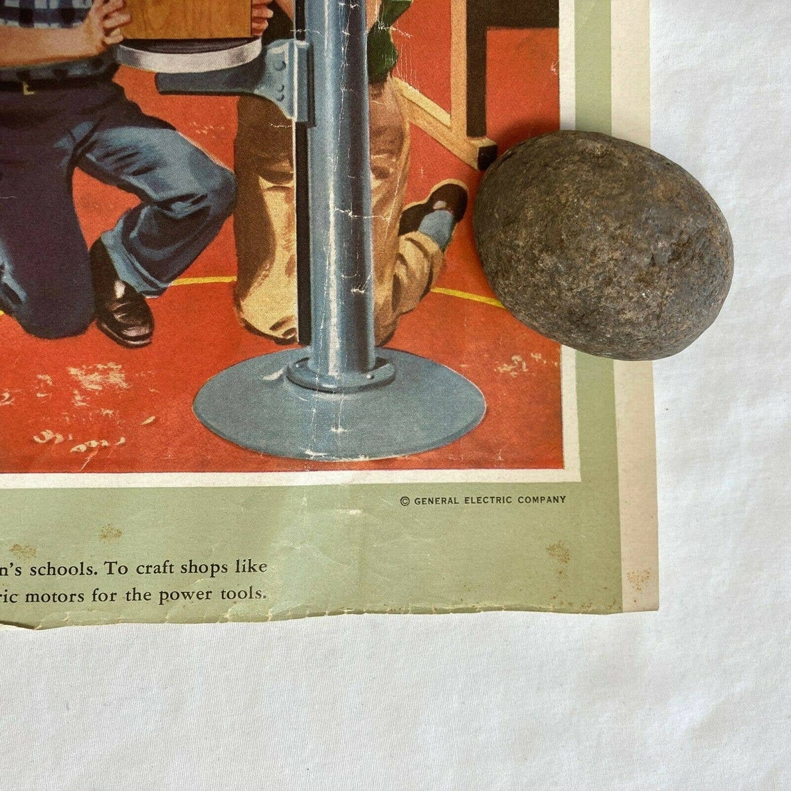 1950s GE General Electric Advertising Poster T. Mawicke Artist | Etsy