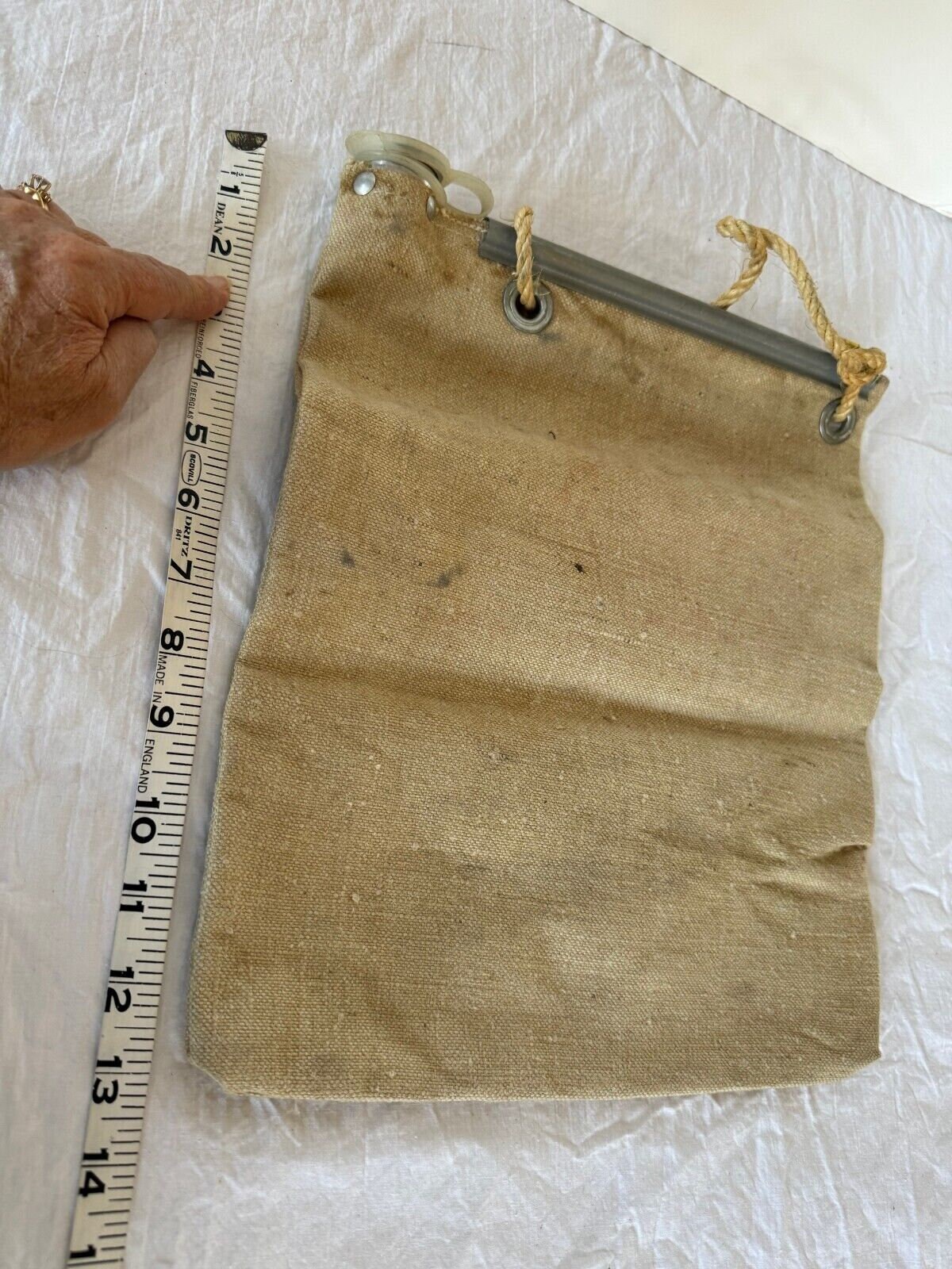 Vtg Minnequa Flax Water Bag Pueblo Tent & Awning Flax Canvas Indian ...
