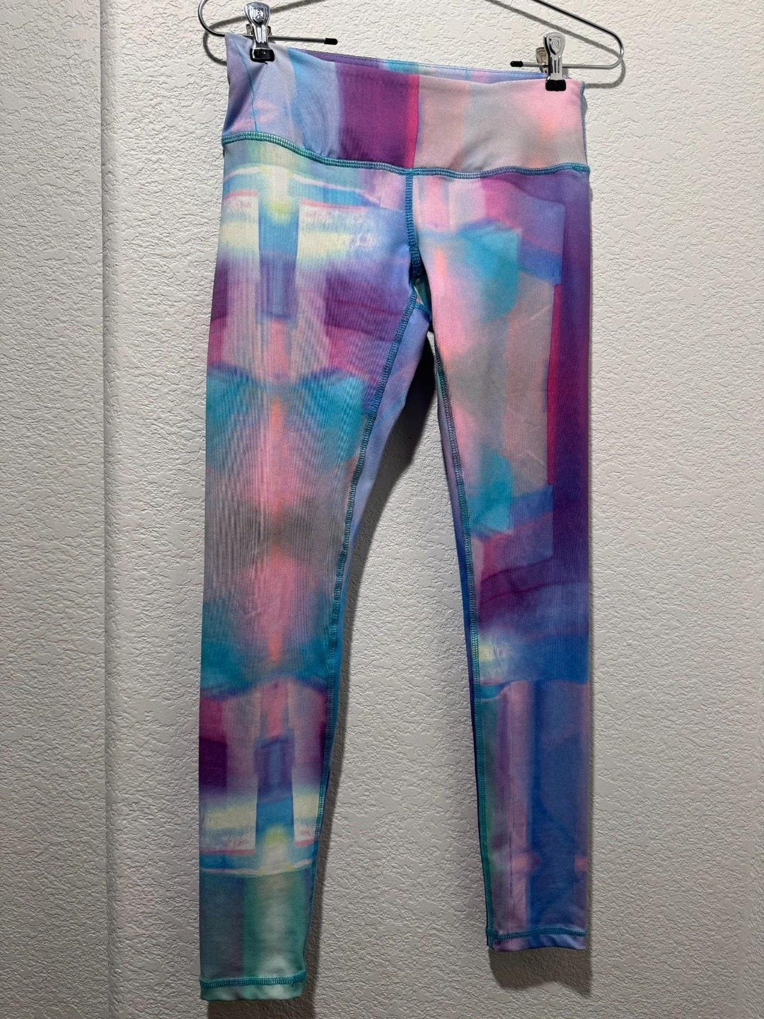 SKEA Shimmies Pastel Watercolor Leggings Thermal Base Layer Pants XS ...