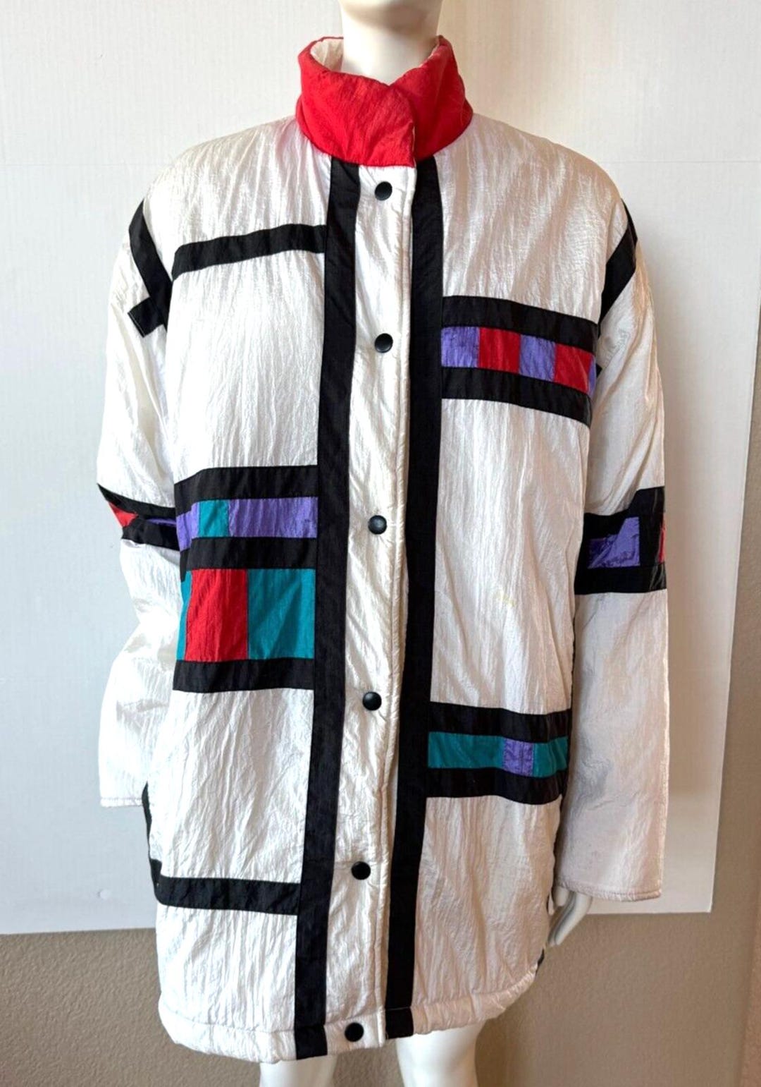 Mario De Pinto MDP Jacket Womens Coat Vintage 80s 90s Y2K Sz M Color ...