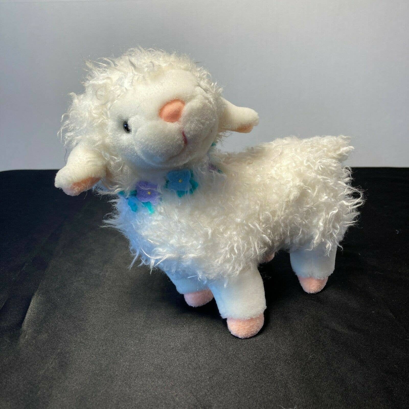 Vintage Applause Plush Lamb Sheep Musical Wind Jesus Loves Me Stuffed ...