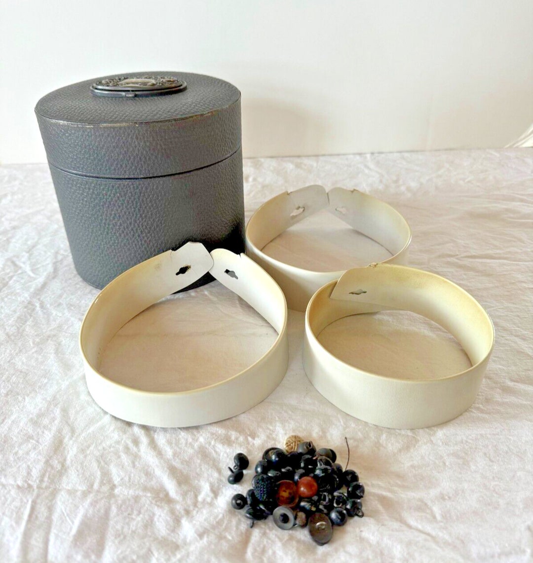 Antique Victorian Collar Box Art Nouveau Silver Engraved Top W 3 ...