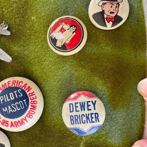 1940s KELLOGG'S 28 Pep Button Pins W Original Felt Beanie Hat + Bonus ...