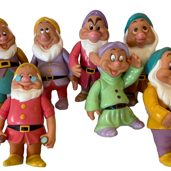 Vintage Seven Dwarfs - Etsy