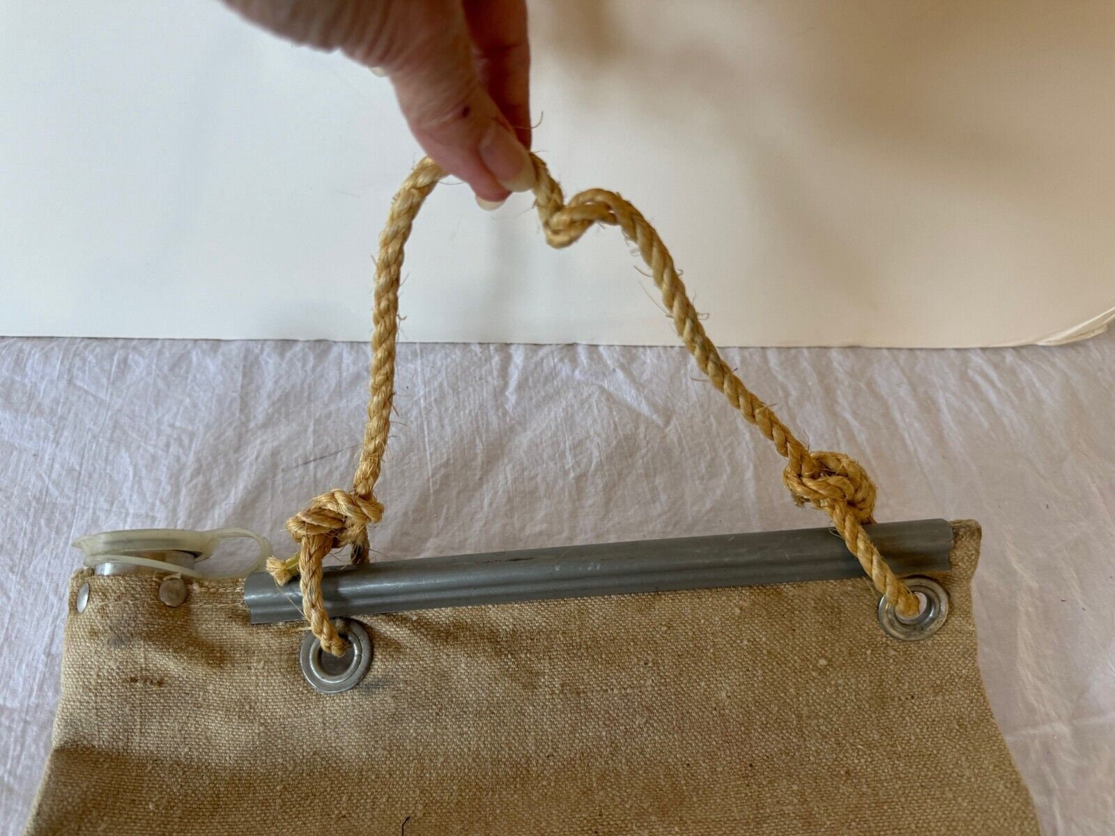 Vtg Minnequa Flax Water Bag Pueblo Tent & Awning Flax Canvas Indian ...