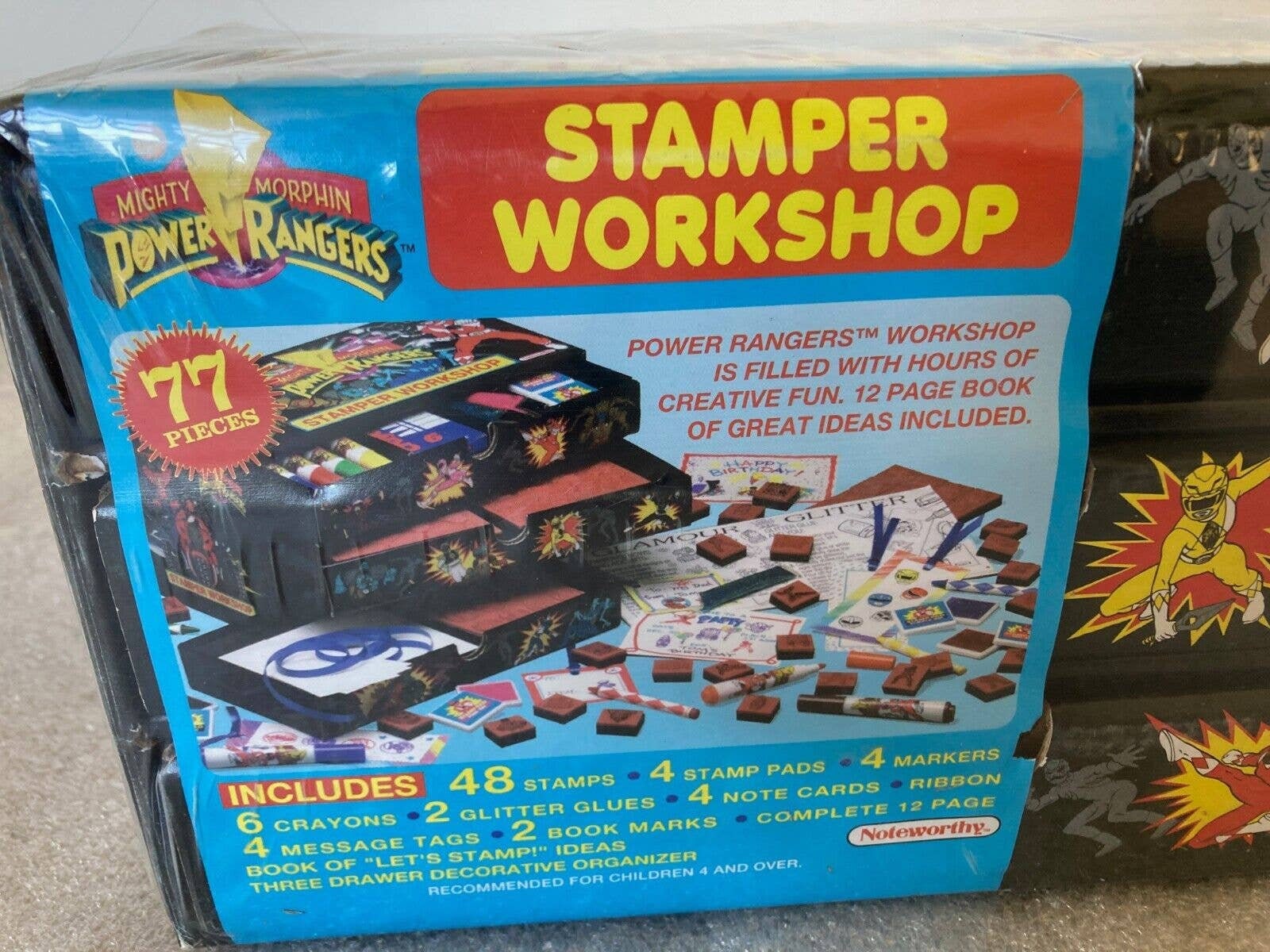 1993 Mighty Morphin Power Rangers Stamper Workshop New Sealed - Etsy