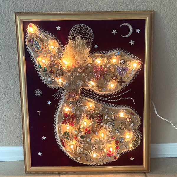 Angel Framed Jewelry Art - Etsy
