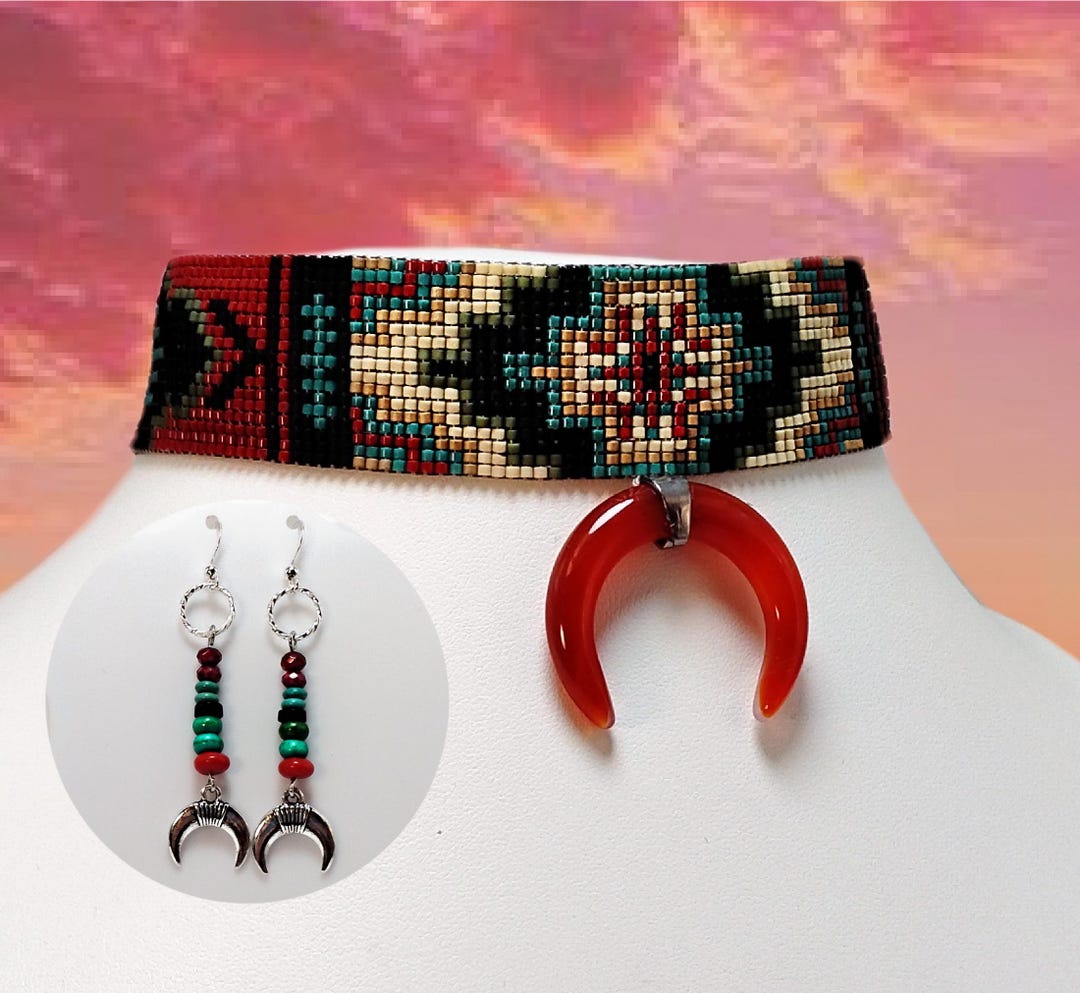 Southwest Aztec Choker Set - Etsy