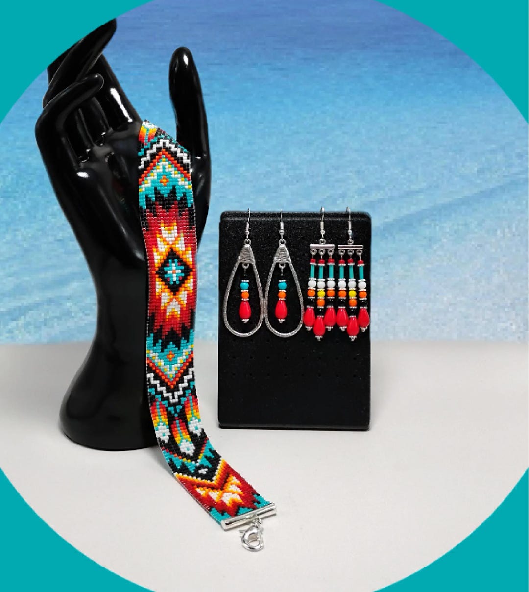 Mexican Aztec Choker Set - Etsy